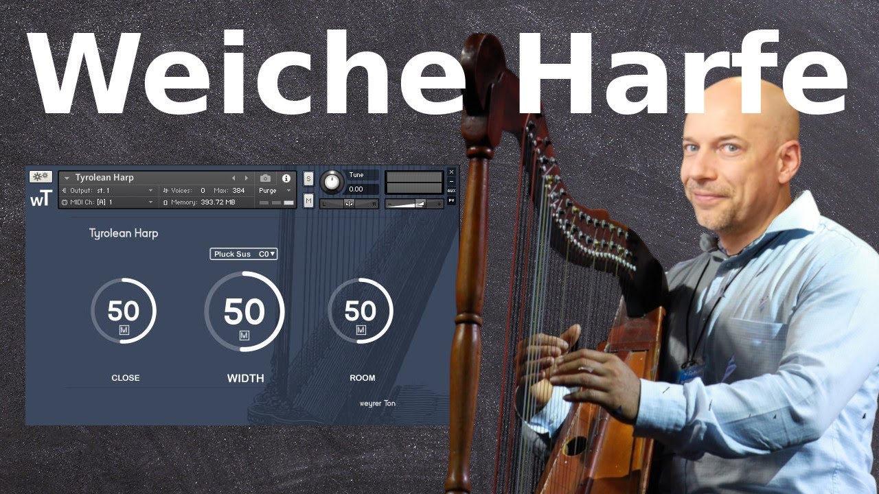Tyrolean Harp - eine weiche Harfe - YouTube