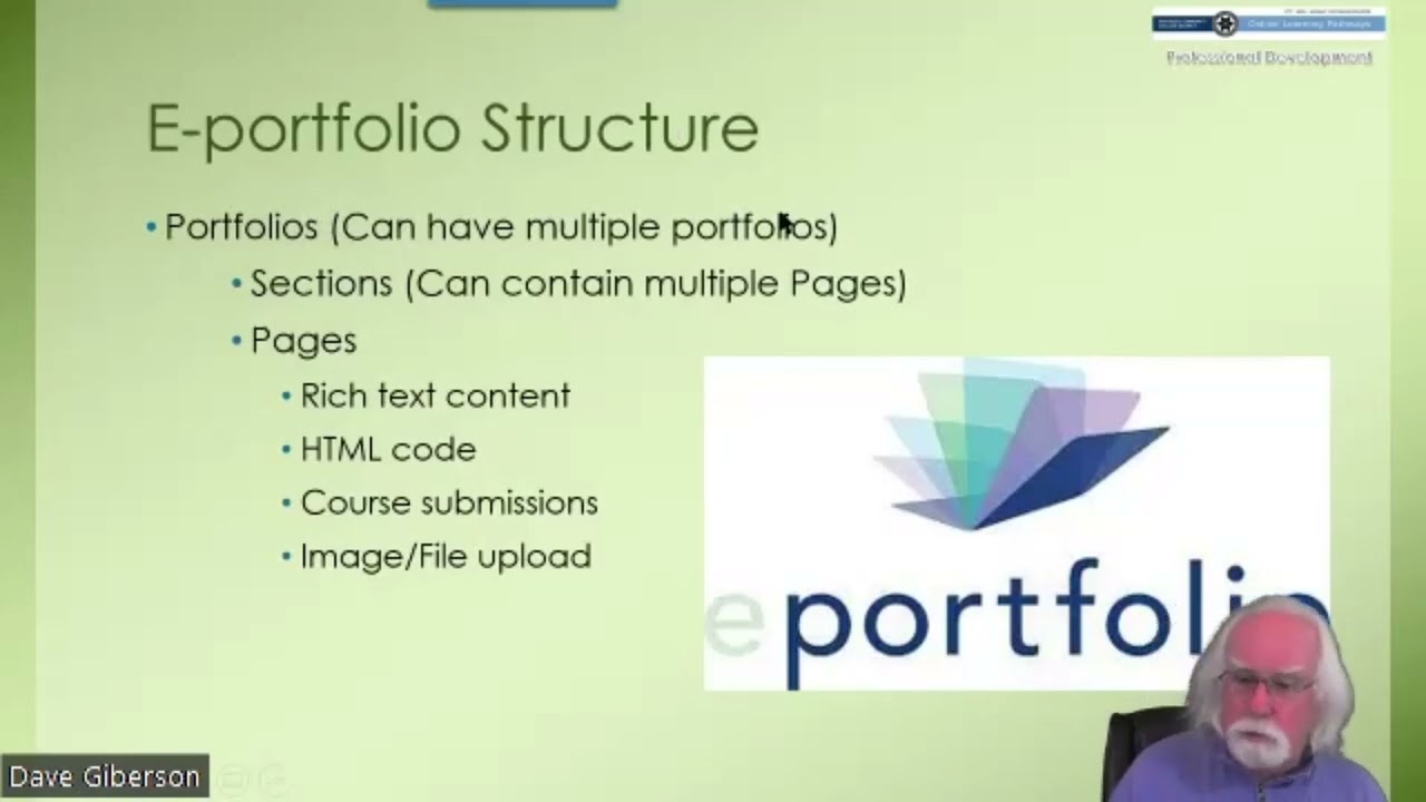 Using E-Portfolios in Canvas - 6/14/2022 - YouTube