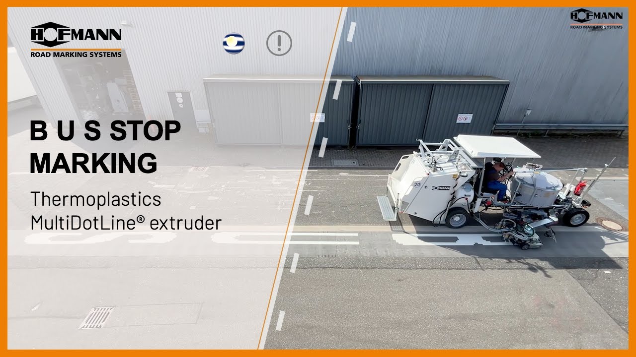 B U S stop marking - YouTube