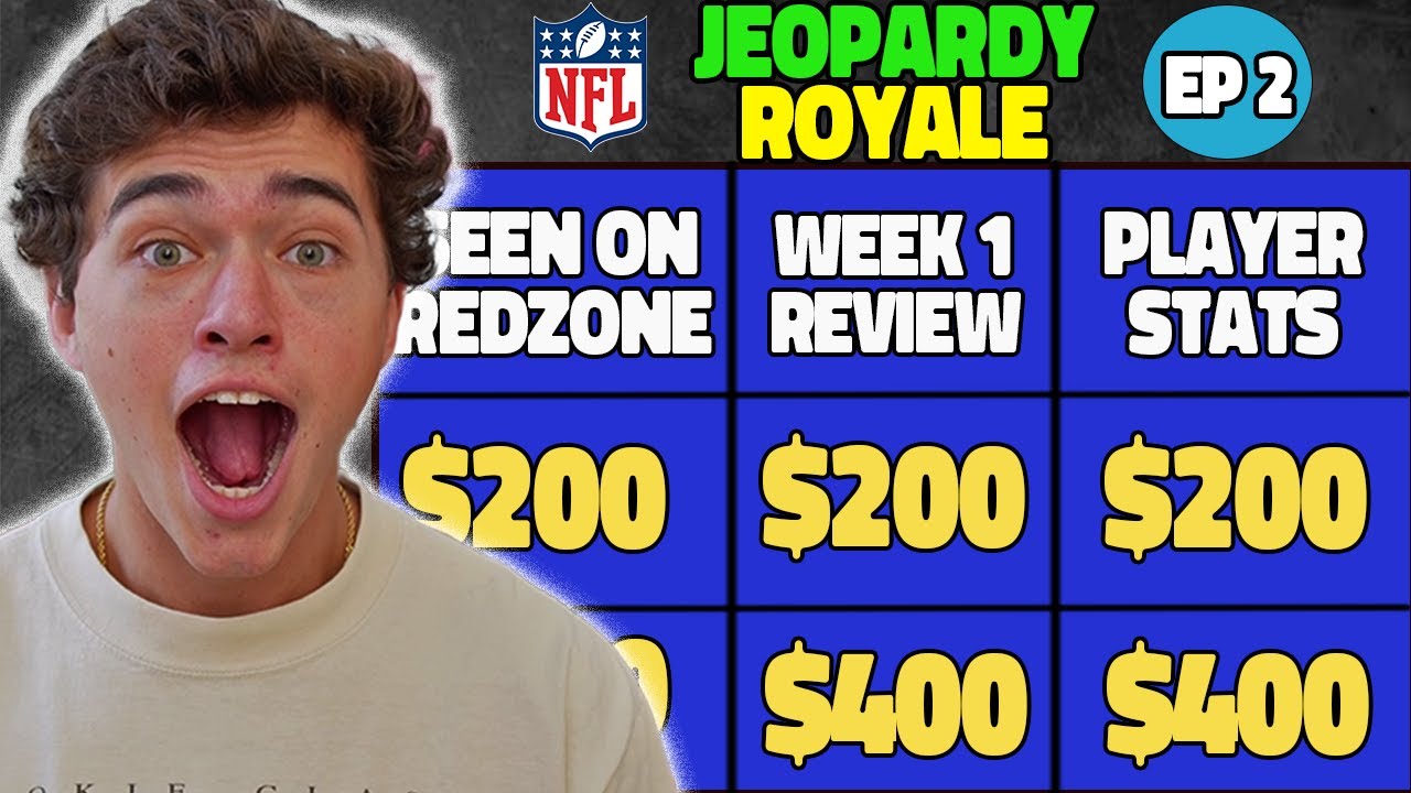 NFL Week 1 Jeopardy - YouTube
