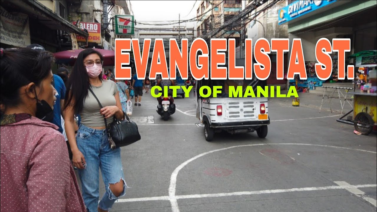 Evangelista Street CITY OF MANILA WALKING TOUR [Philippines] - YouTube