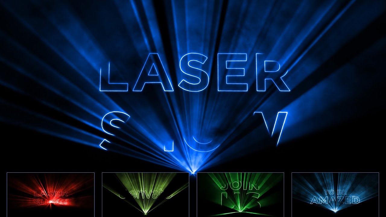 Laser Show Opener Animation - After Effects Template - YouTube