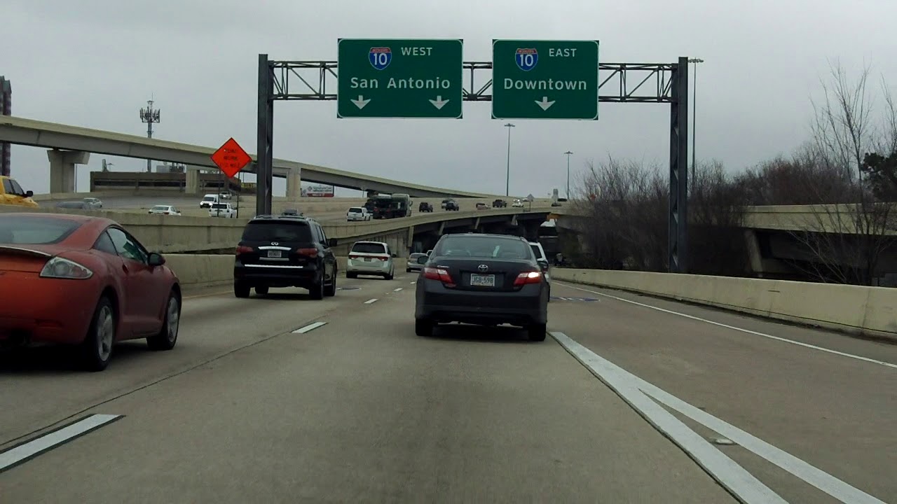 Interstate 610 inner loop ramp to Katy Freeway (Interstate 10 ...