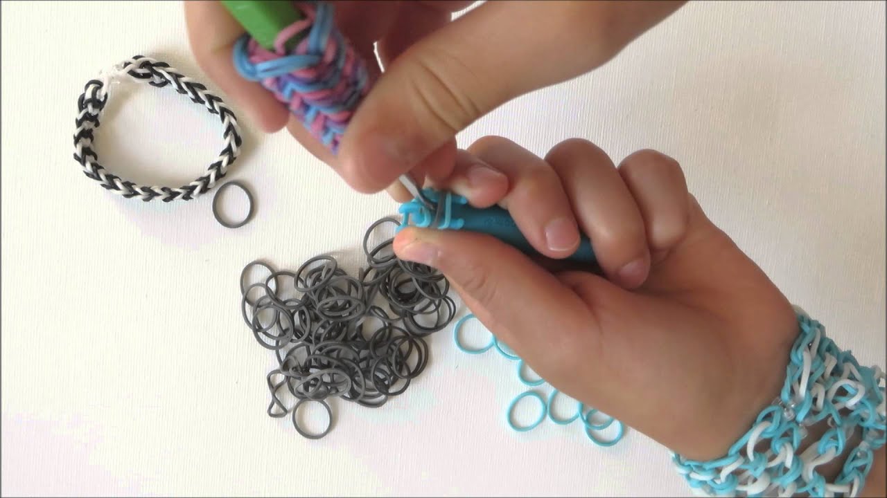 Rainbow Loom Nederlands Inverted Fishtail Bracelet - Armband - Loom ...