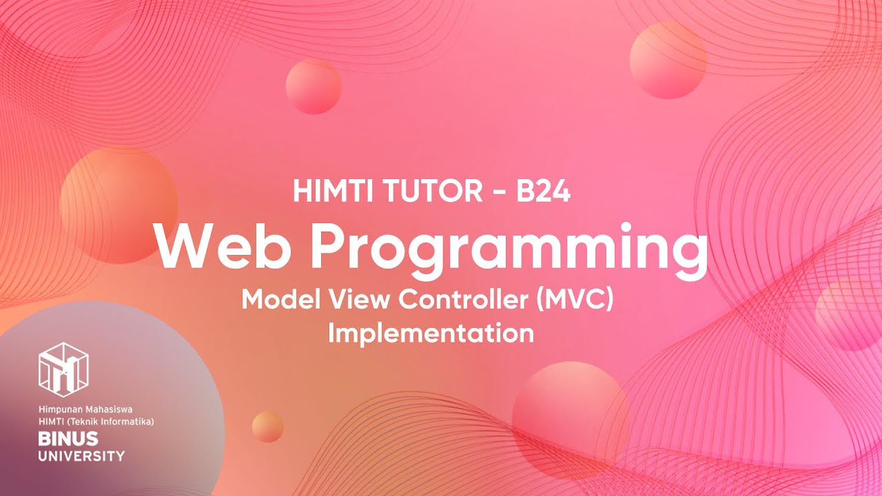 Himti Tutor Web Programming Mvc Implementation Youtube