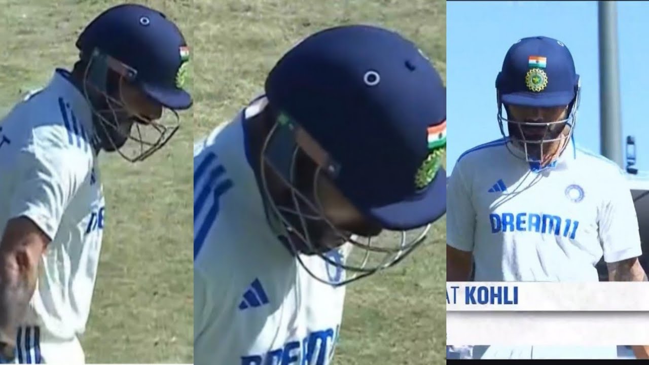 Virat Kohli Shouting And Frustration After Out Again On 4th Stump Ball ...