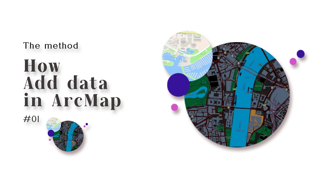 How add shapefile data in ArcMap - YouTube