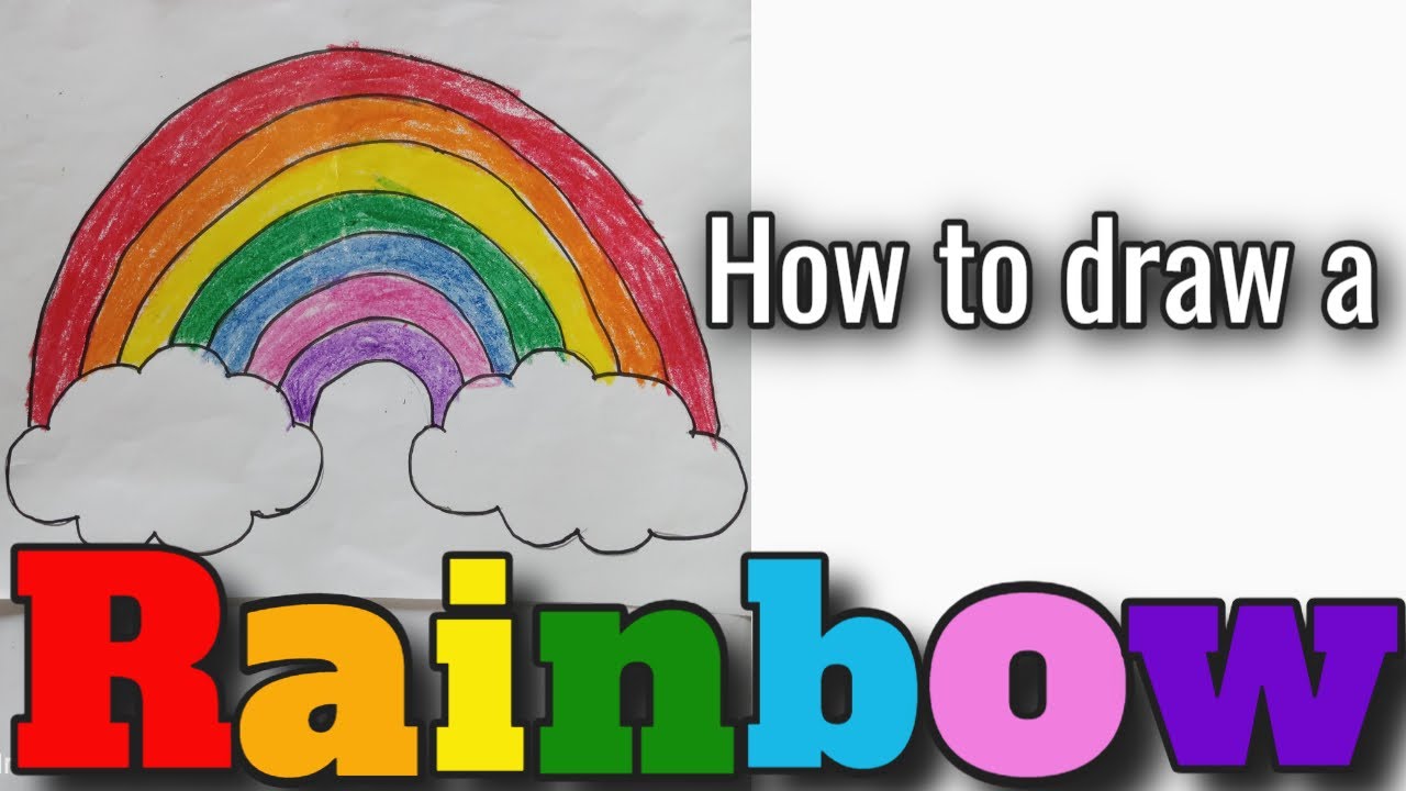 HOW TO DRAW A RAINBOW - YouTube