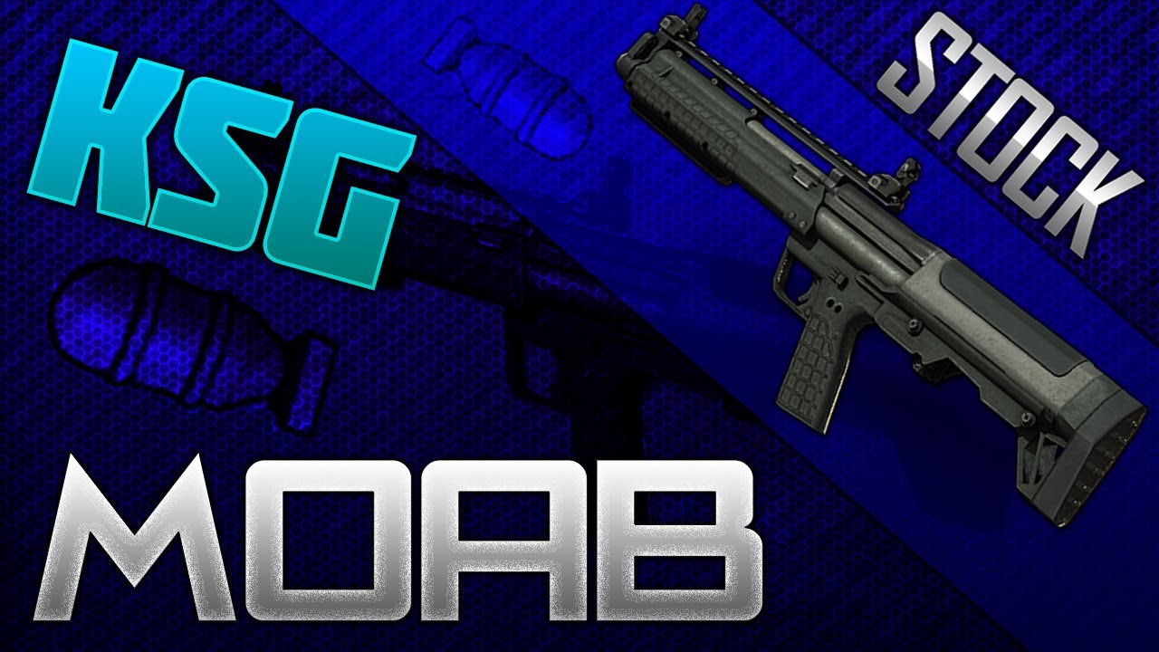 MW3: Stock KSG MOAB & COD Skill Differences - YouTube