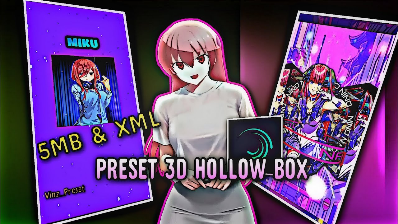 📌PRESET 3D HOLLOW BOX ALIGHT MOTION 📝 2025 || 5MB & XML📌 - YouTube