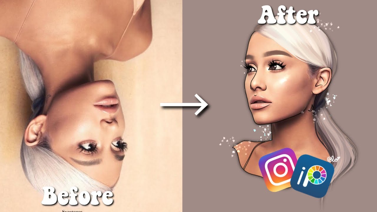 FULL INSTAGRAM OUTLINE TUTORIAL!! -IBISPAINTX (updated tutorial) - YouTube