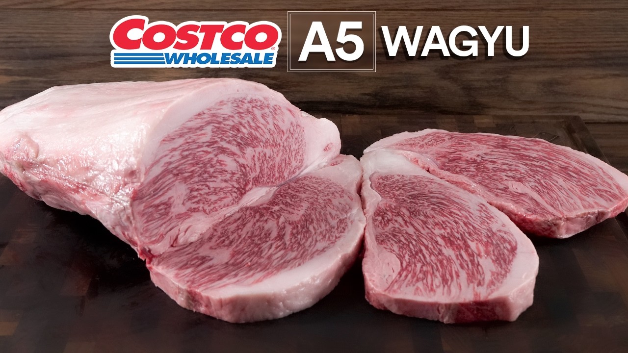 I finally tried A5 Wagyu from Costco! - YouTube