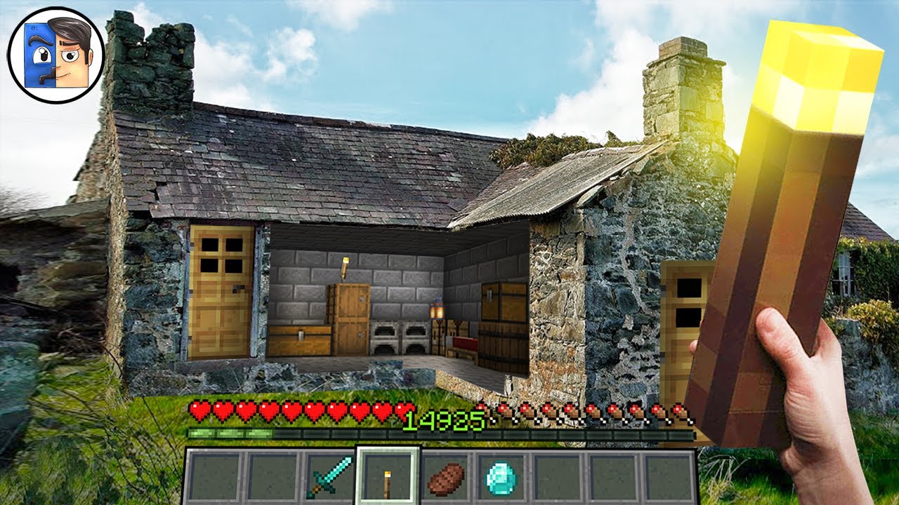 Minecraft in Real Life / WHAT is INSIDE VILLAGER HOUSE in Realistic ...