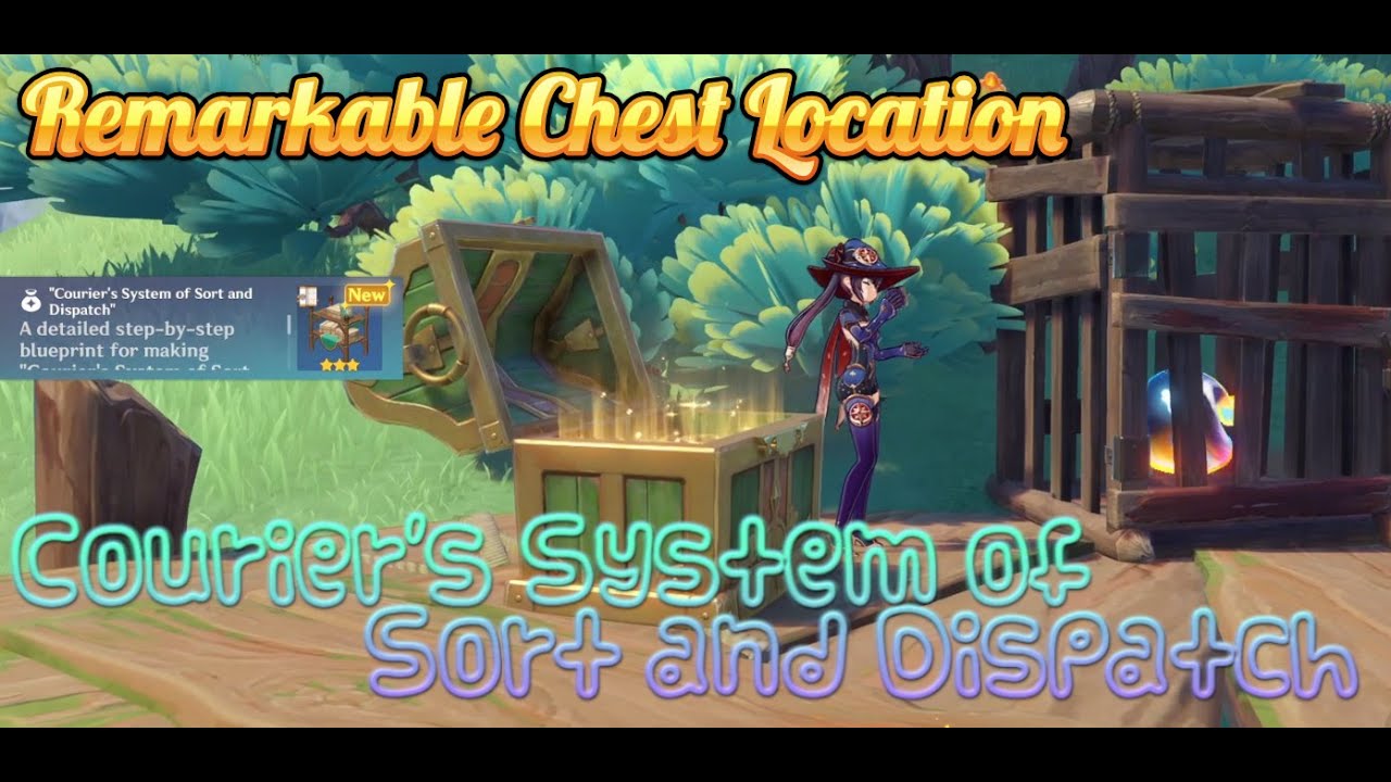 Courier's System of Sort and Dispatch Blueprint Location - YouTube