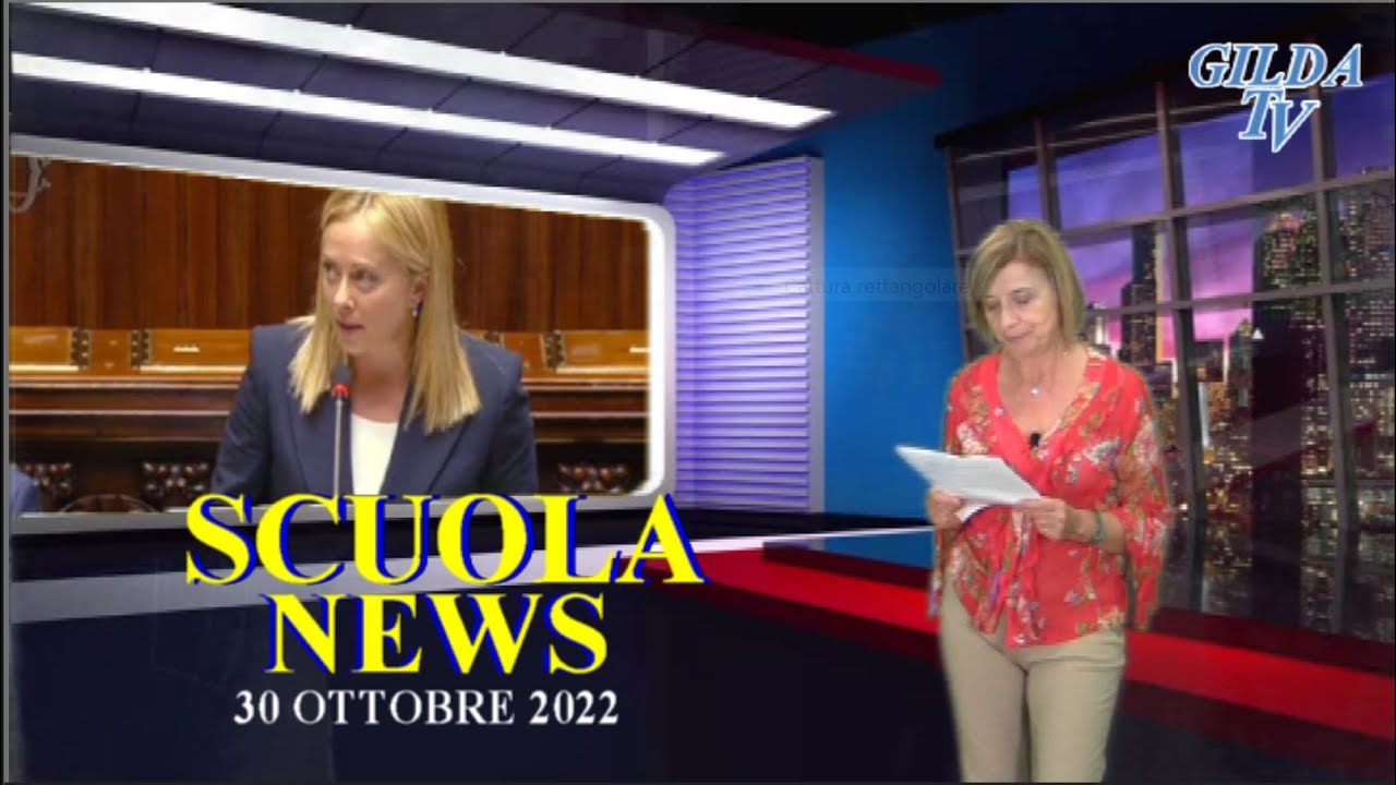 SCUOLA NEWS 30 OTTOBRE 2022 - YouTube