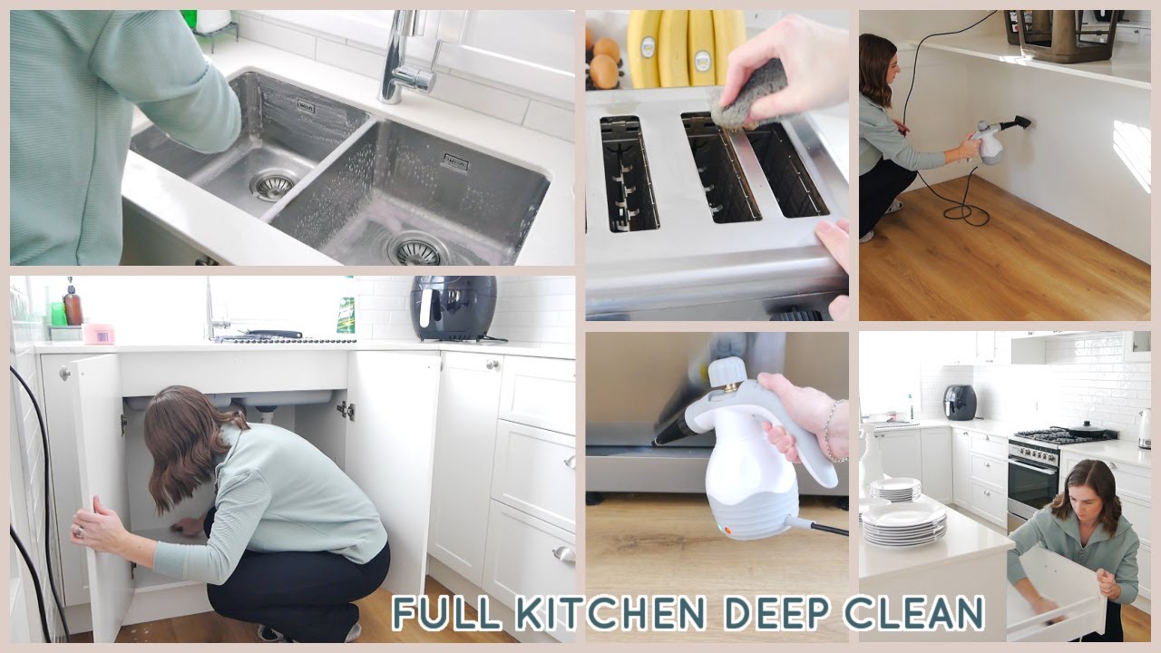 Full Kitchen DEEP Clean | StyleNovice - YouTube