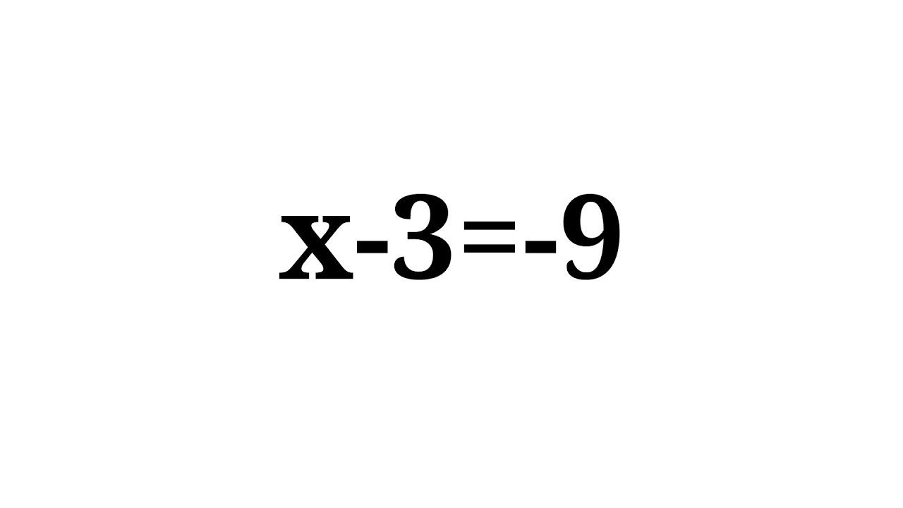 How To Solve The Equation X 3 9 YouTube