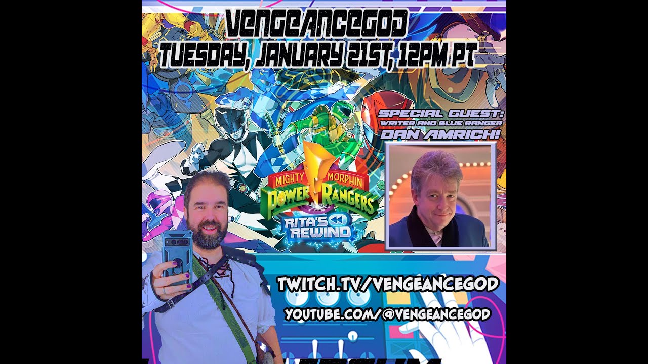 [MMPR Rita's Rewind] Interview with Writer and Blue Ranger Dan Amrich ...