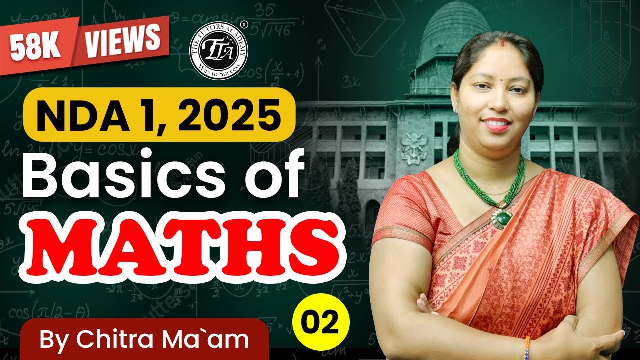NDA Maths Preparation | Basics of Maths 2 | NDA Exam DMU MATH | By ...