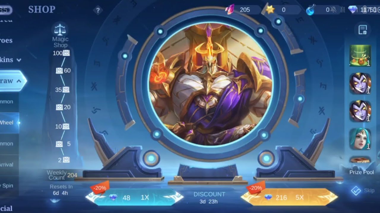 JOHNSON NEW SKIN "SOVEREIGN OF REALMS|MLBB|LEGEND SKIN | #mobilelegends ...