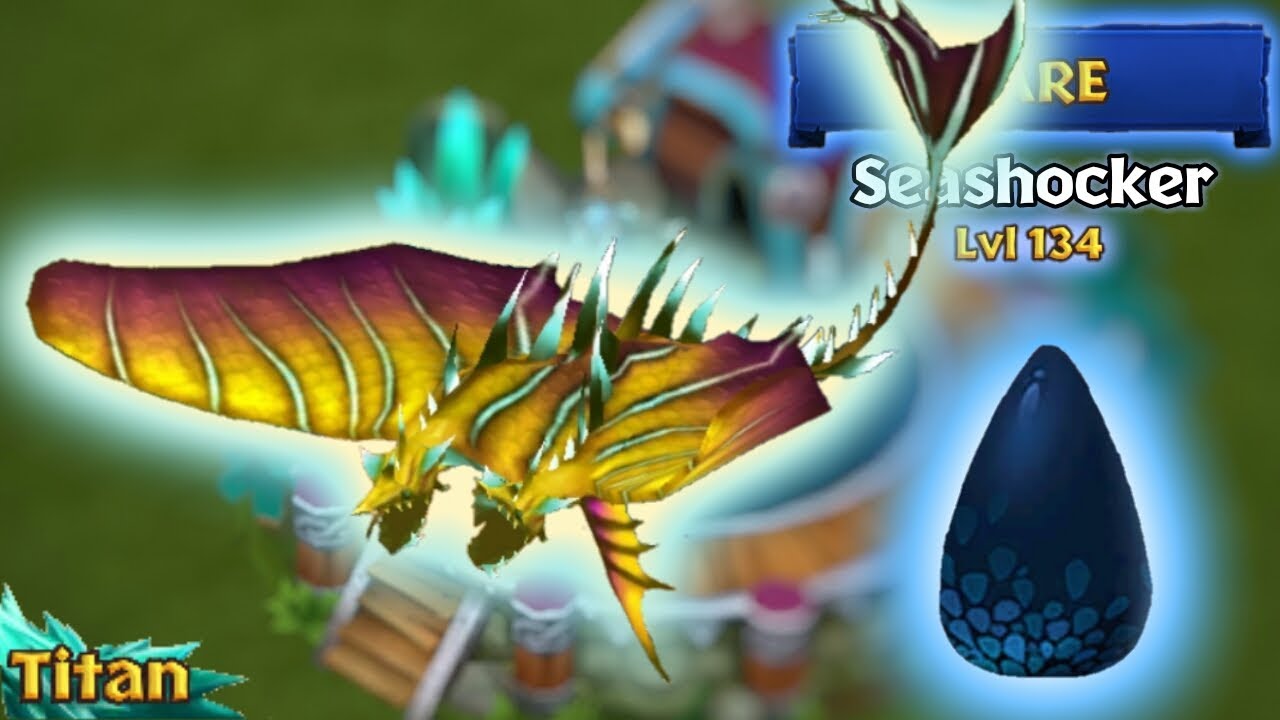 Seashocker Max Level 134 Titan Mode | Dragons: Rise of Berk - YouTube