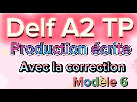 Expression écrite Tcf Anf/IRN / carte de résidence/delf A2 - YouTube