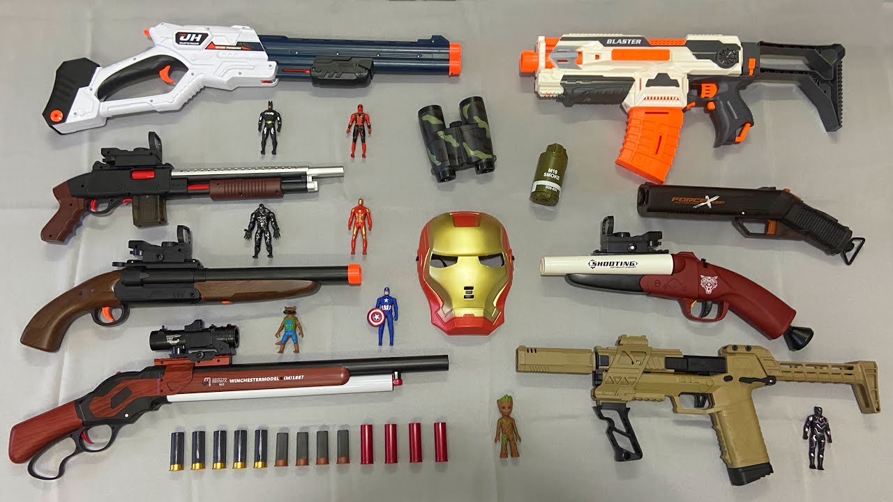 Collecting 8 Realistic shotgun,S686 Guns,Punisher shotgun,Gecko pistol ...