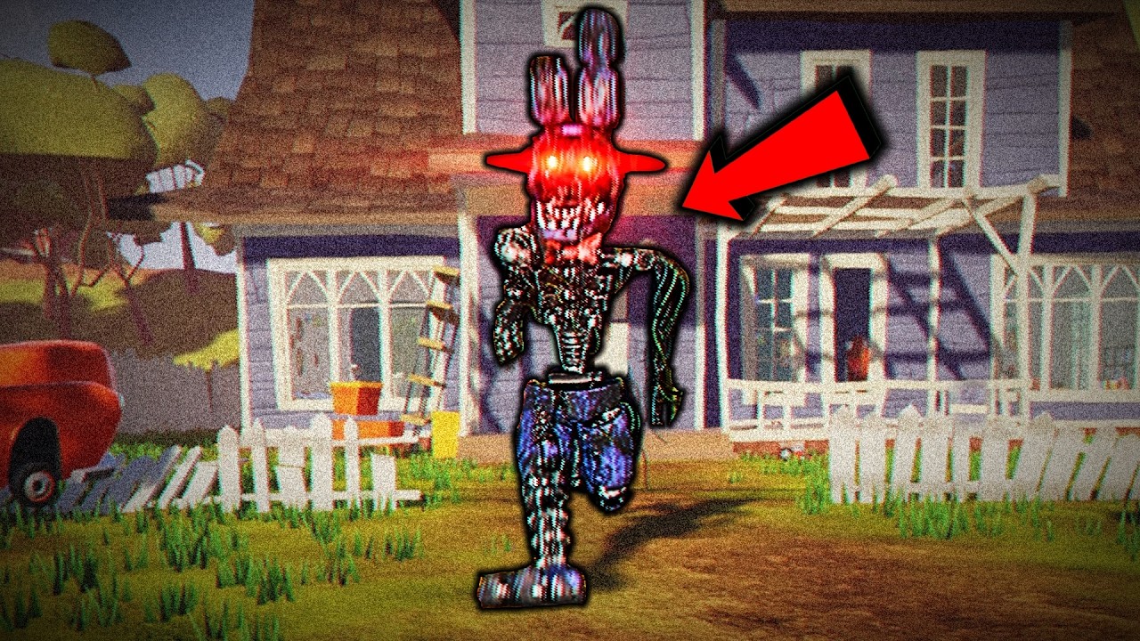 They Put IGNITED BONNIE Inside Hello Neighbor… - YouTube
