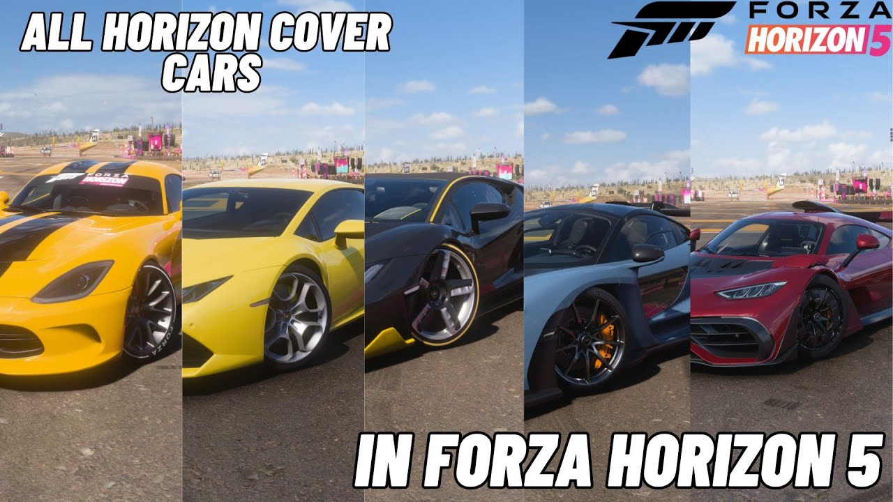All Forza Horizon Cover Cars In FH5 - YouTube