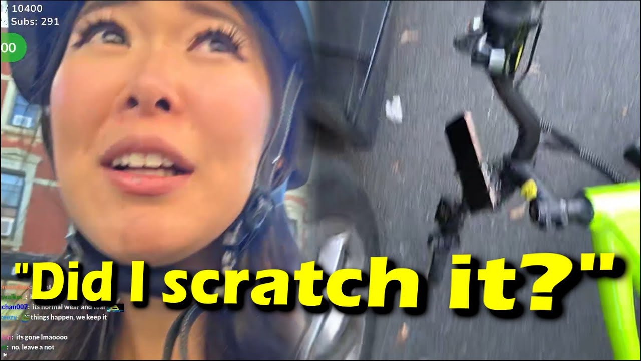Extra Emily CRASHES Her Bike Into a Car - YouTube