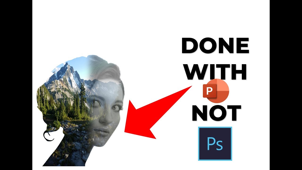 Best Double Exposure Tutorial for PowerPoint on the Internet - YouTube