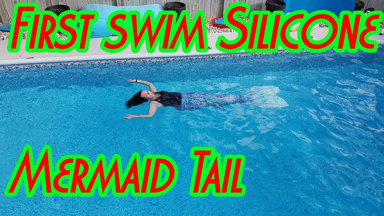 Making a silicone mermaid tail - first swim with completed tail! - YouTube