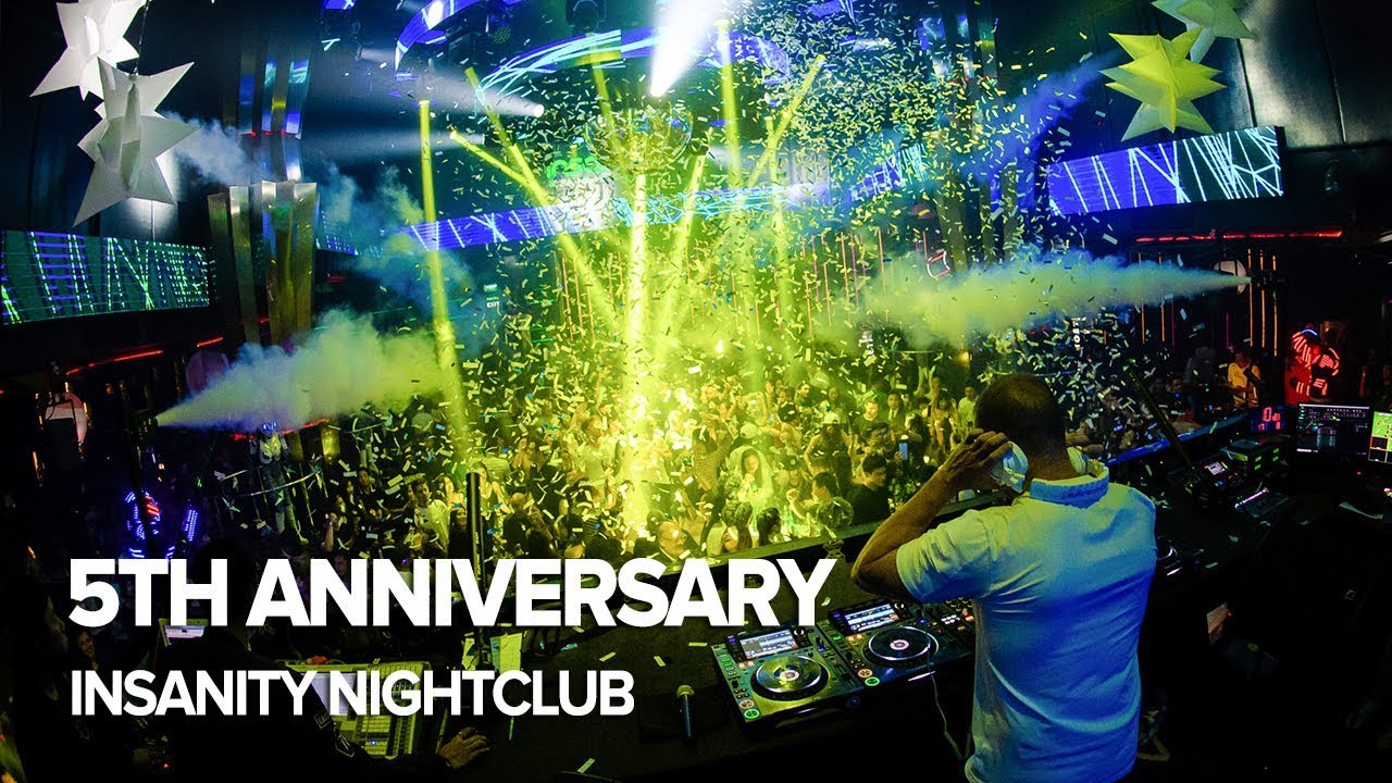 5th Anniversary at Insanity Nightclub - YouTube
