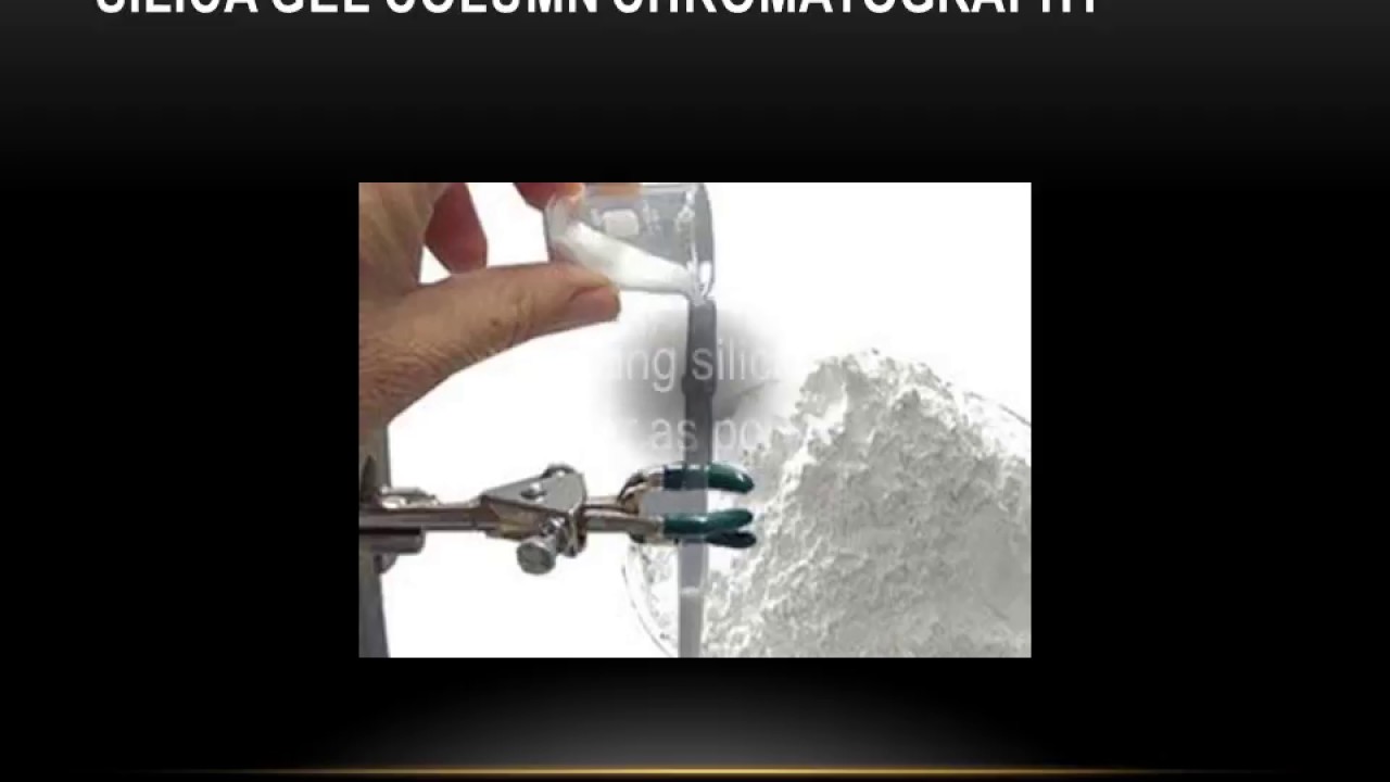 SILICA GEL COLUMN CHROMATOGRAPHY - YouTube