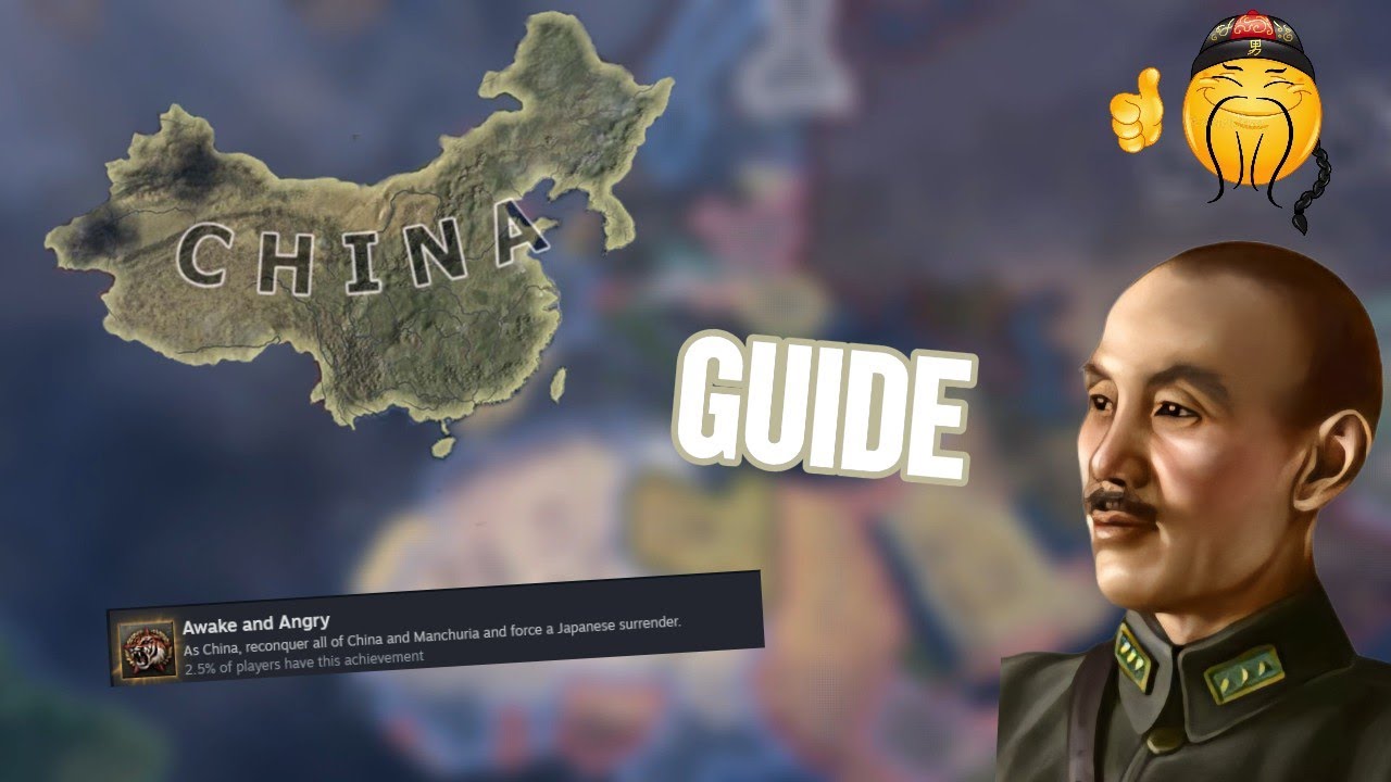 China United again!│'Awake and Angry' Hoi4 Achievement Guide - YouTube