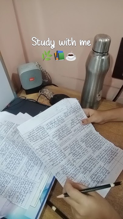 Study with me 📚| mini study vlog |*productivity vlog* #studymotivation #studyvlog #studywithme ...