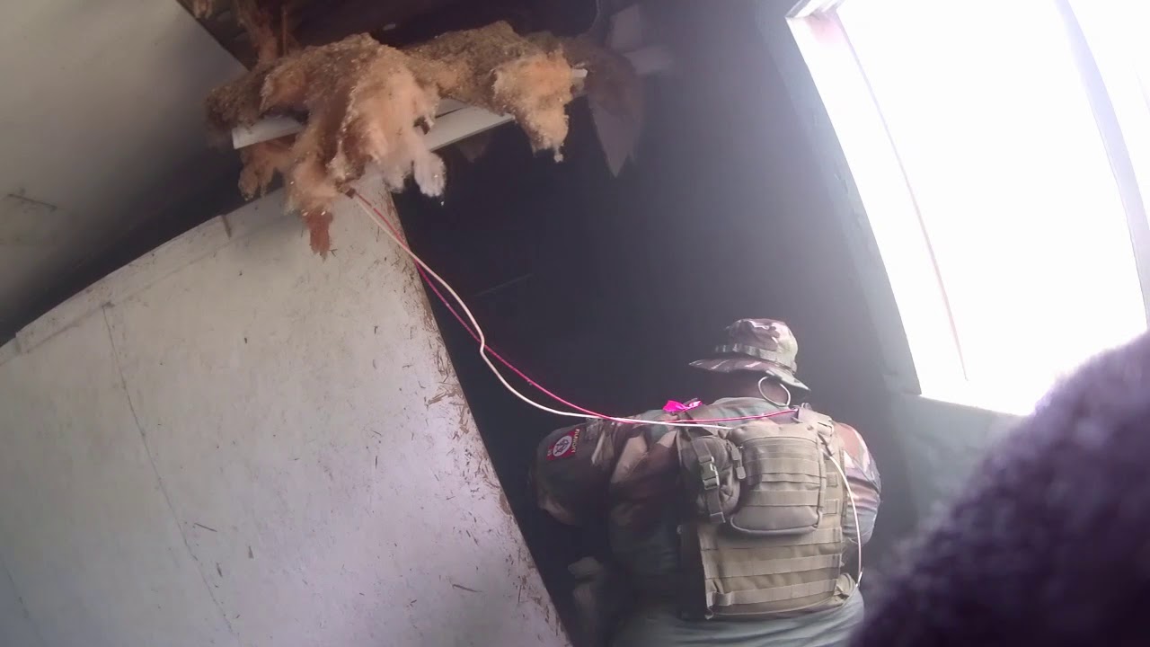 August 26 2018 MASS Airsoft field Lawson Mo game mode building push ...
