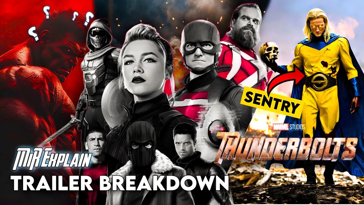Thunderbolts* Trailer Breakdown | Sentry in MCU 🤯😱 Explained in Hindi ...