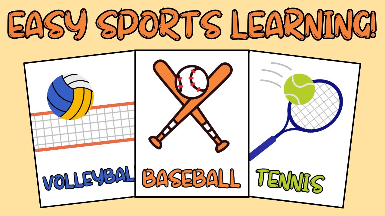Sports In English for Kids with Images – Easy and Fun Learning! - YouTube