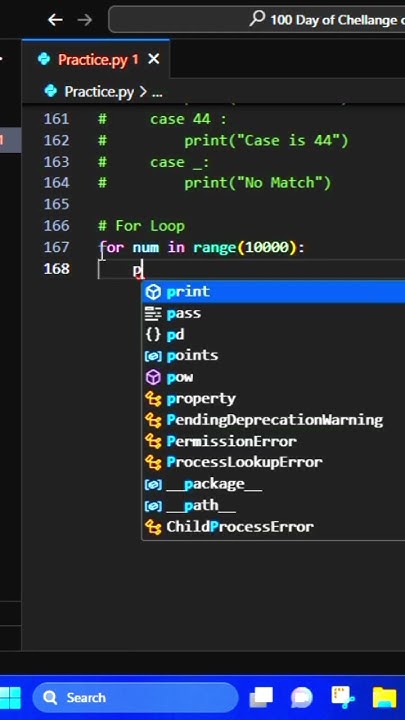 For Loops In Python 😋 Virals Pythonprogramming Codingtutorial Youtube