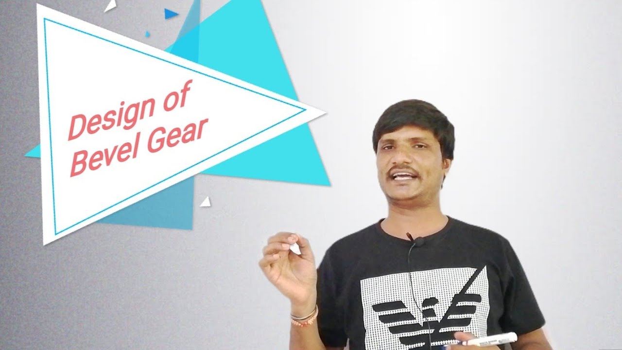Bevel Gear Design| Design of Bevel gear using design data hand book ...