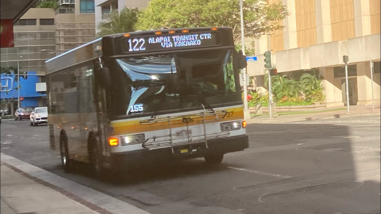 Honolulu TheBus Route 122 Alapai Transit Center via Kaka’ako, Bus 37 ...