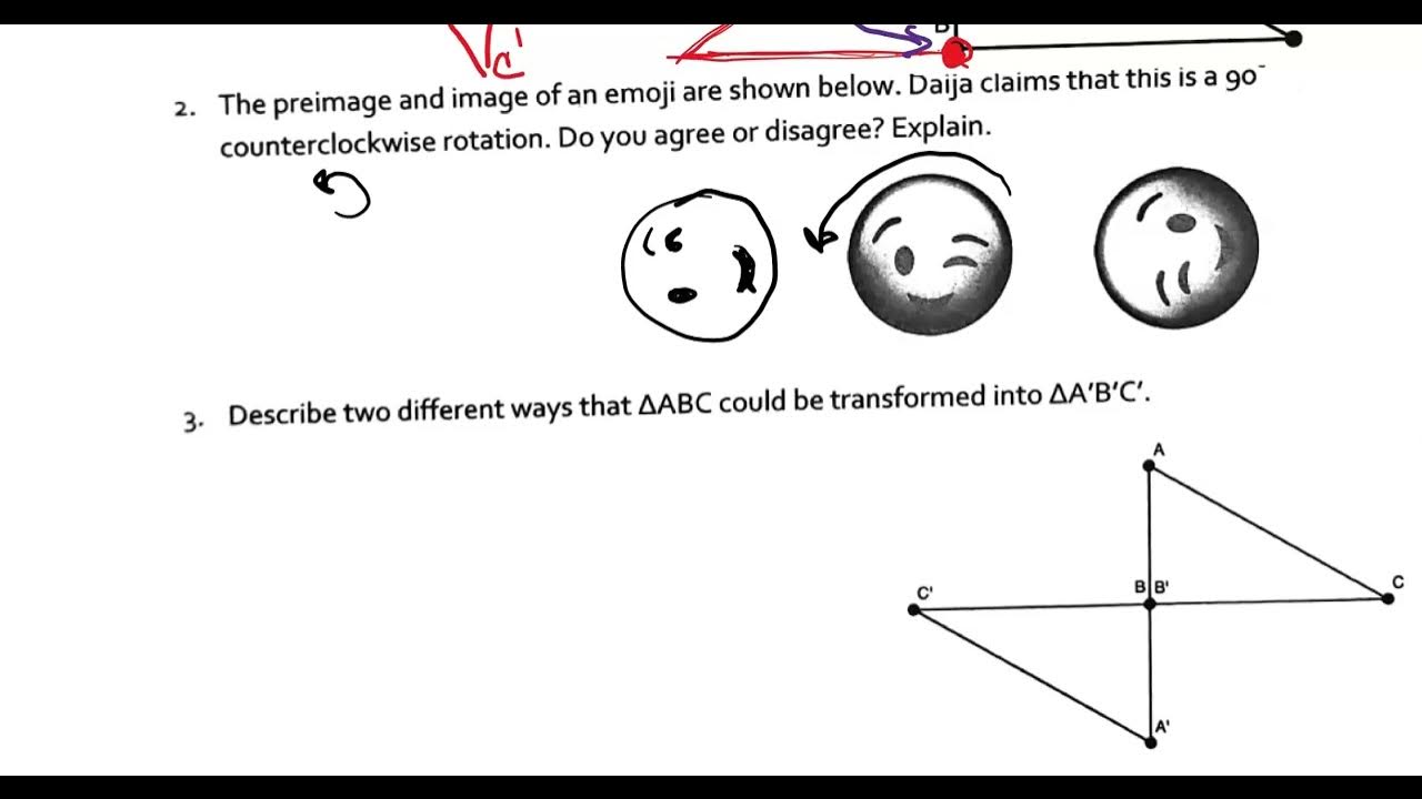 Ch 0 & 7 Lesson 3 1 Introduction to Transformations - YouTube