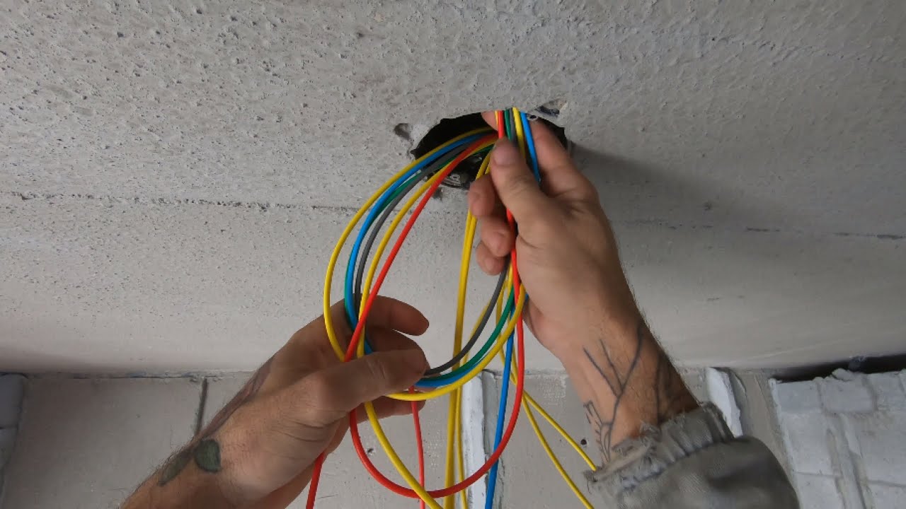 Aprendendo a passar fios em 30 minutos. (Estou em outra obra) - YouTube