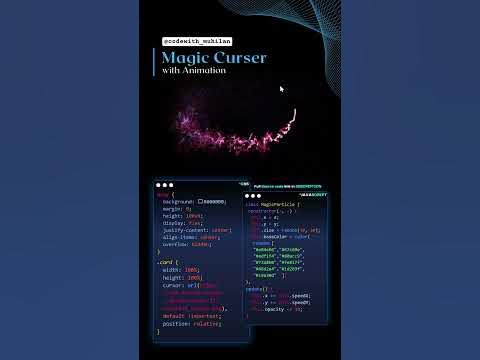 Magic Curser - Using css & js ️ - YouTube