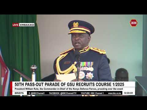 Police IG Douglas Kanja's Speech during the 50th GSU Passing-Out Parade