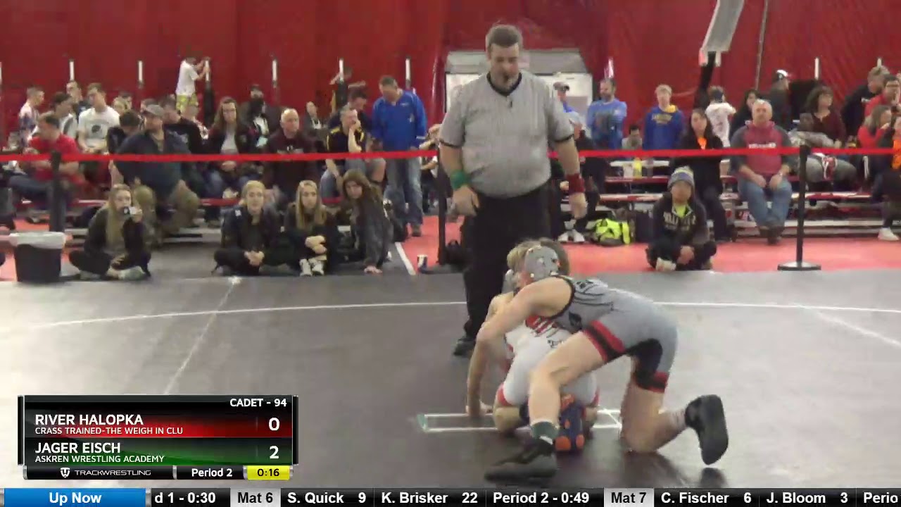Cadet 94 Jager Eisch Askren Wrestling Academy Vs River Halopka Crass ...