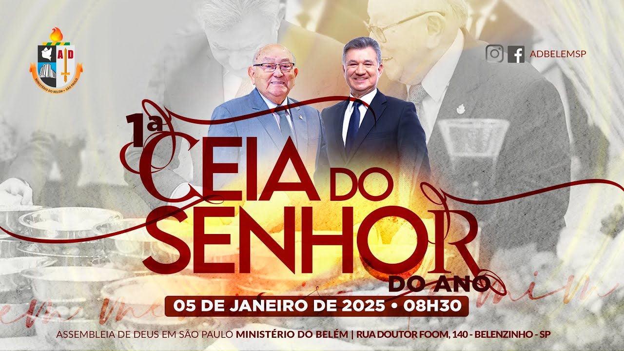 Culto ao vivo - Assembleia de Deus Belém – Sede