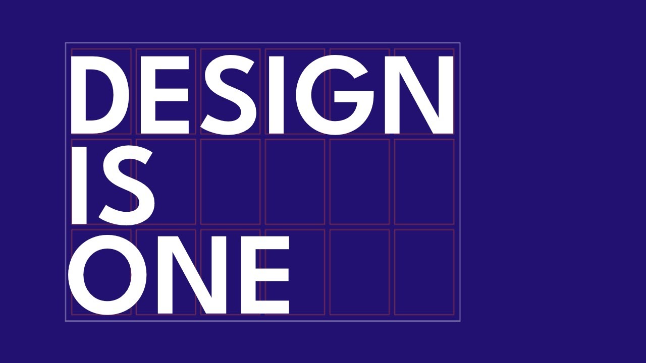 If you can Design One Thing, you can DESIGN EVERYTHING! - M.Vignelli ...