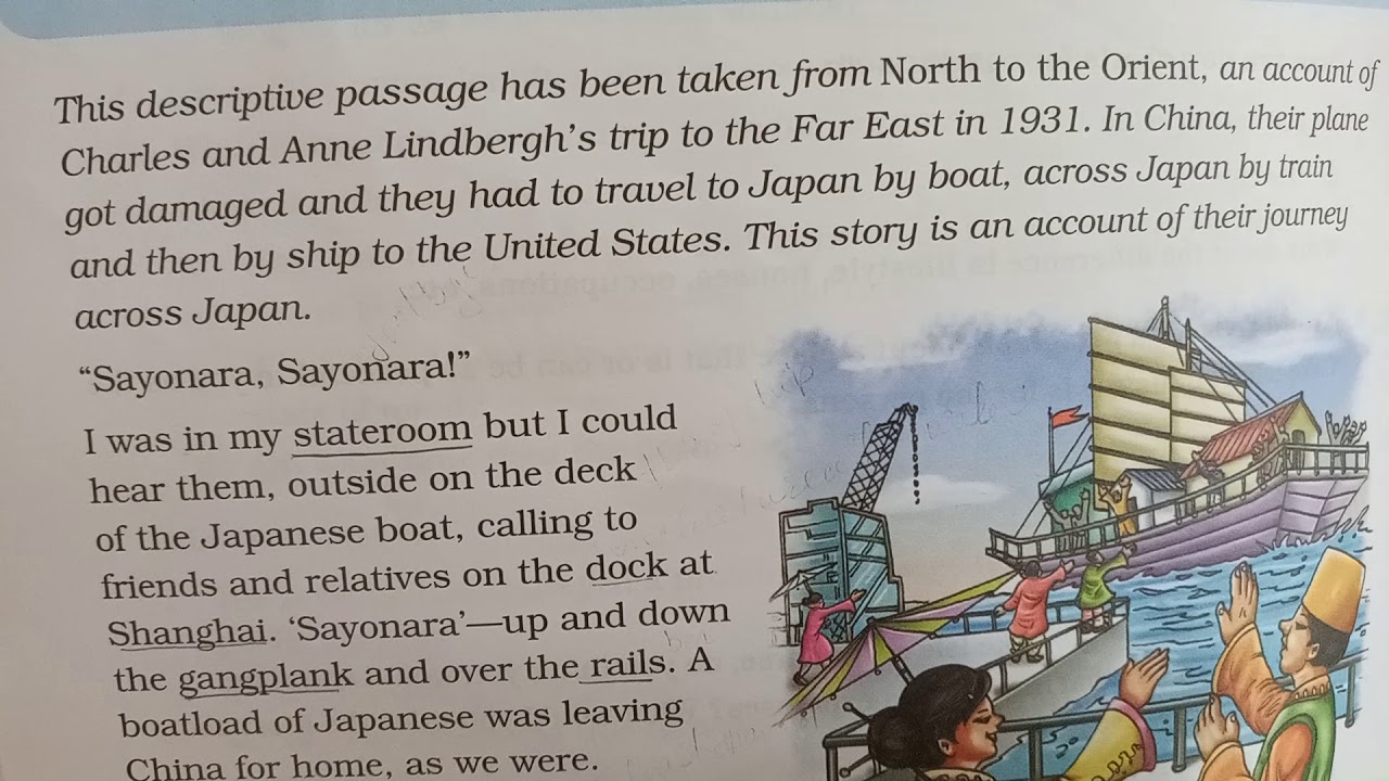 Class 8 English Chapter Sayonara YouTube class-8-english-chapter-sayonara-youtube